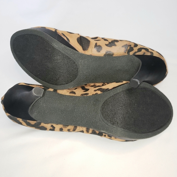 Shoes | New Leopard Print Peep Toe Booties Size 1 | Poshmark